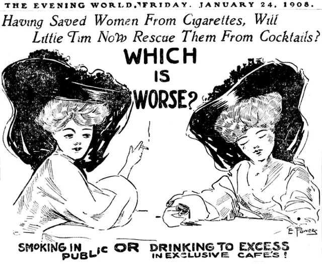 Quan es va prohibir a les dones de Nova York fumar en públic 14507_1