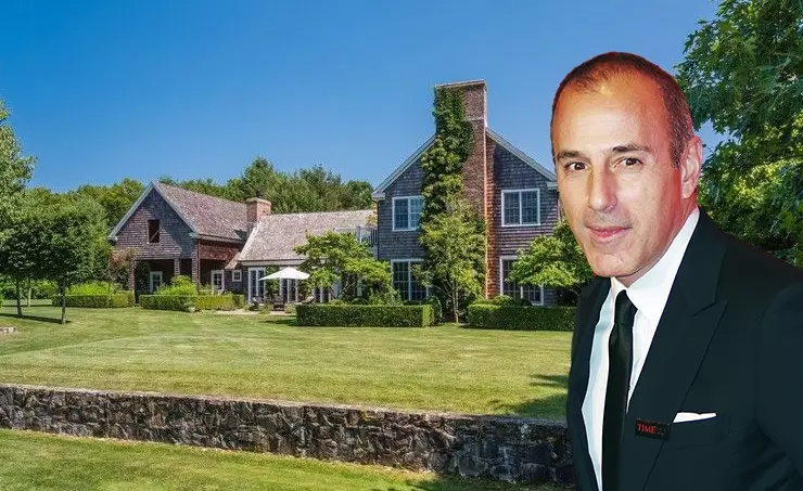 Matt Lauer non trova acquirenti per una tenuta di 22 acri negli Hamptons, taglia il prezzo a 12,75 milioni
