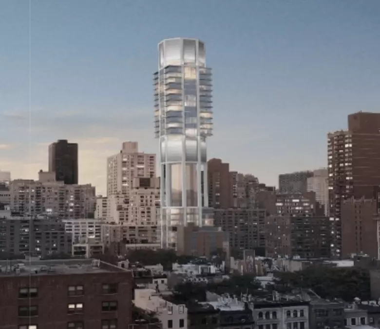 Rafael Viñoly se Opper East Side-toring met agthoekige kern kry nuwe weergawe 14808_1