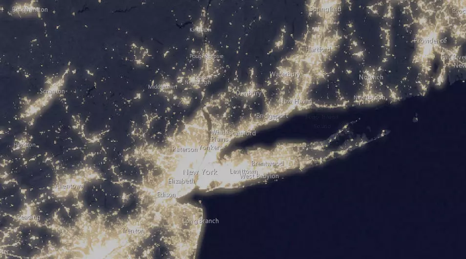 Втомилися від світлового забруднення Нью-Йорка? Використовуйте цю карту, щоб знайти втечі «темного неба». 14842_5