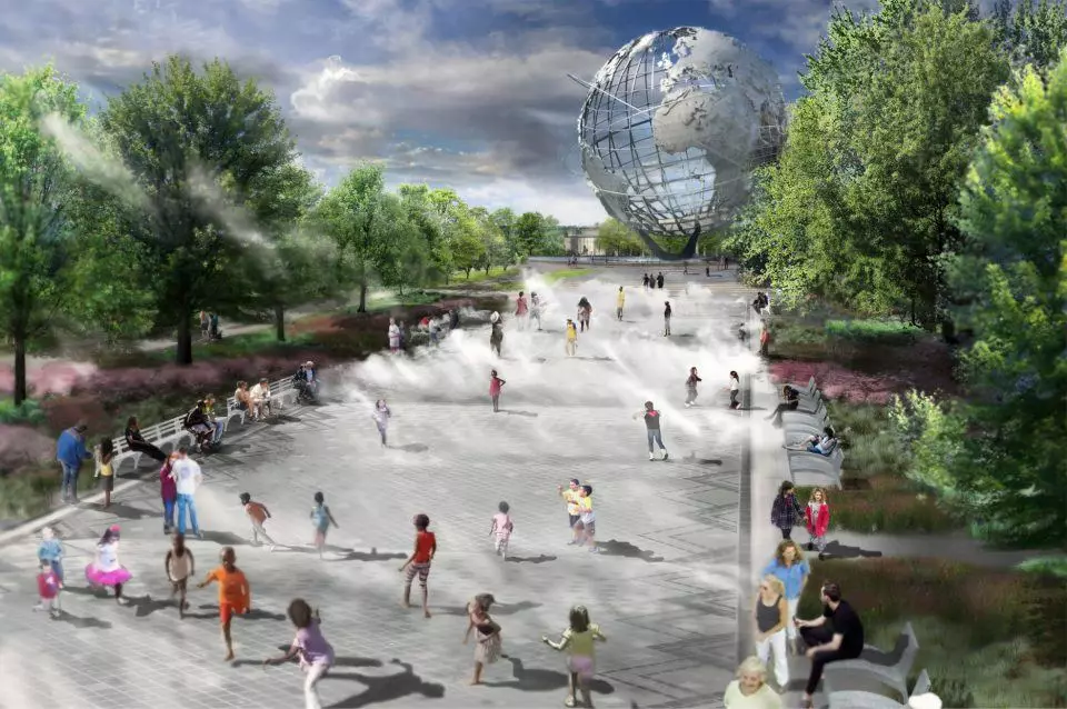 Le fontane dell'Esposizione Universale di Flushing Meadows riceveranno un rinnovamento di 5 milioni di dollari 14885_1