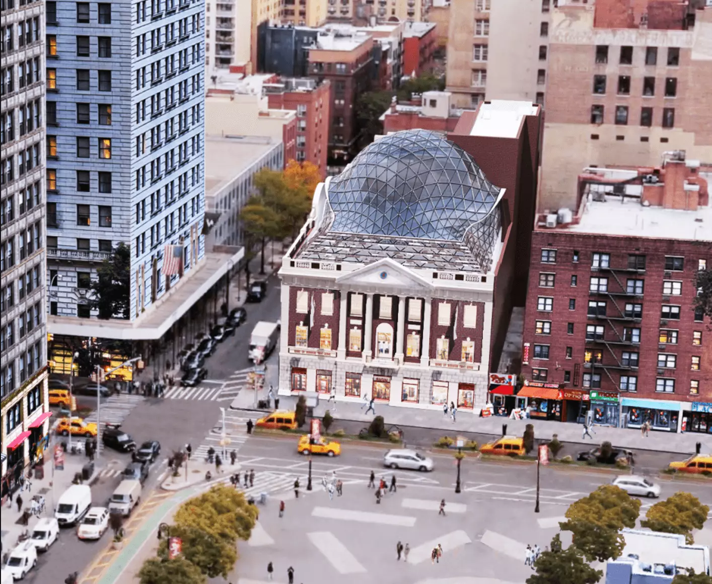 Разкрити нови изображения за реконструкцията на Tammany Hall на Union Square от BKSK 15069_5