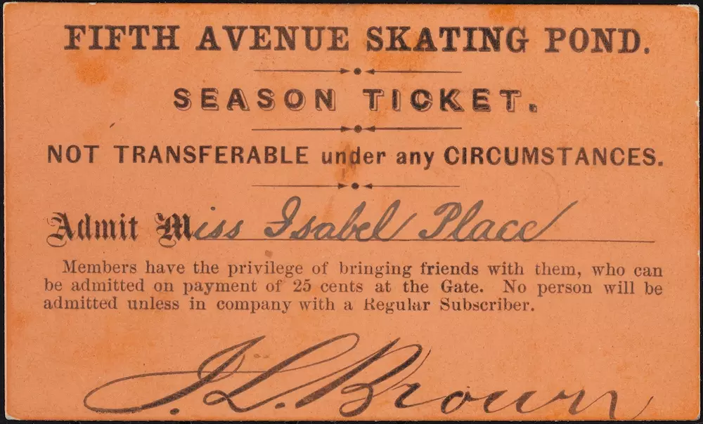 Катание на коньках, Музей города Нью-Йорка