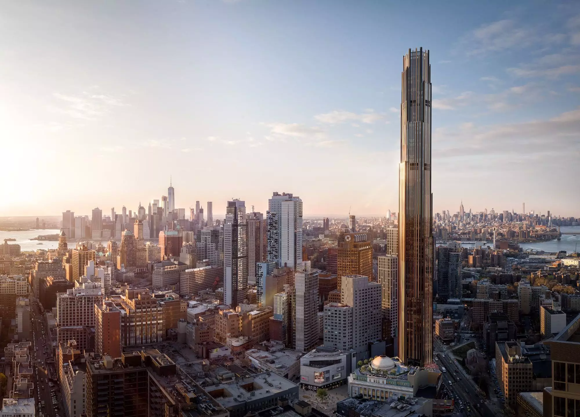 Kev muag khoom pib ntawm Brooklyn thawj supertall, condos nqi ntawm $ 875K 1554_1