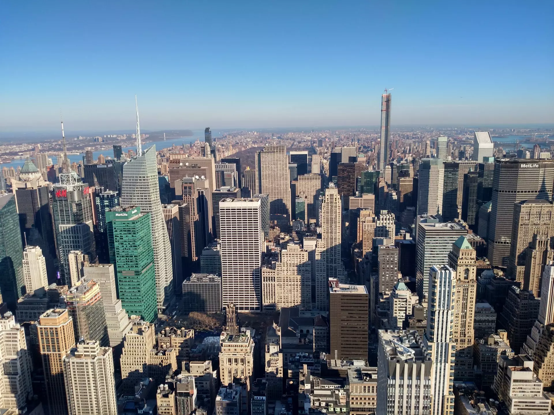 NYC स्कायलाइन, NYC गगनचुंबी इमारती