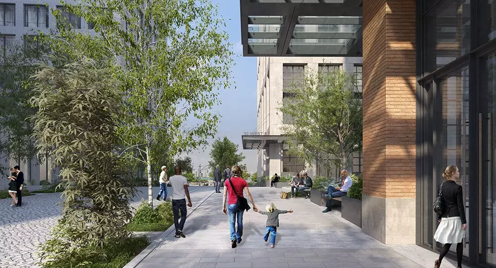 COOKFOX memperkenalkan desain untuk lima gedung tinggi yang sadar lingkungan di Hudson Square 15607_5