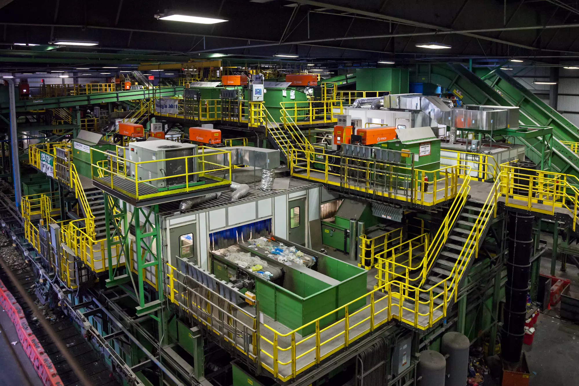 Sims Municipal Recycling Facility, Sunset Park, impjanti tar-riċiklaġġ, riċiklaġġ ta 'NYC