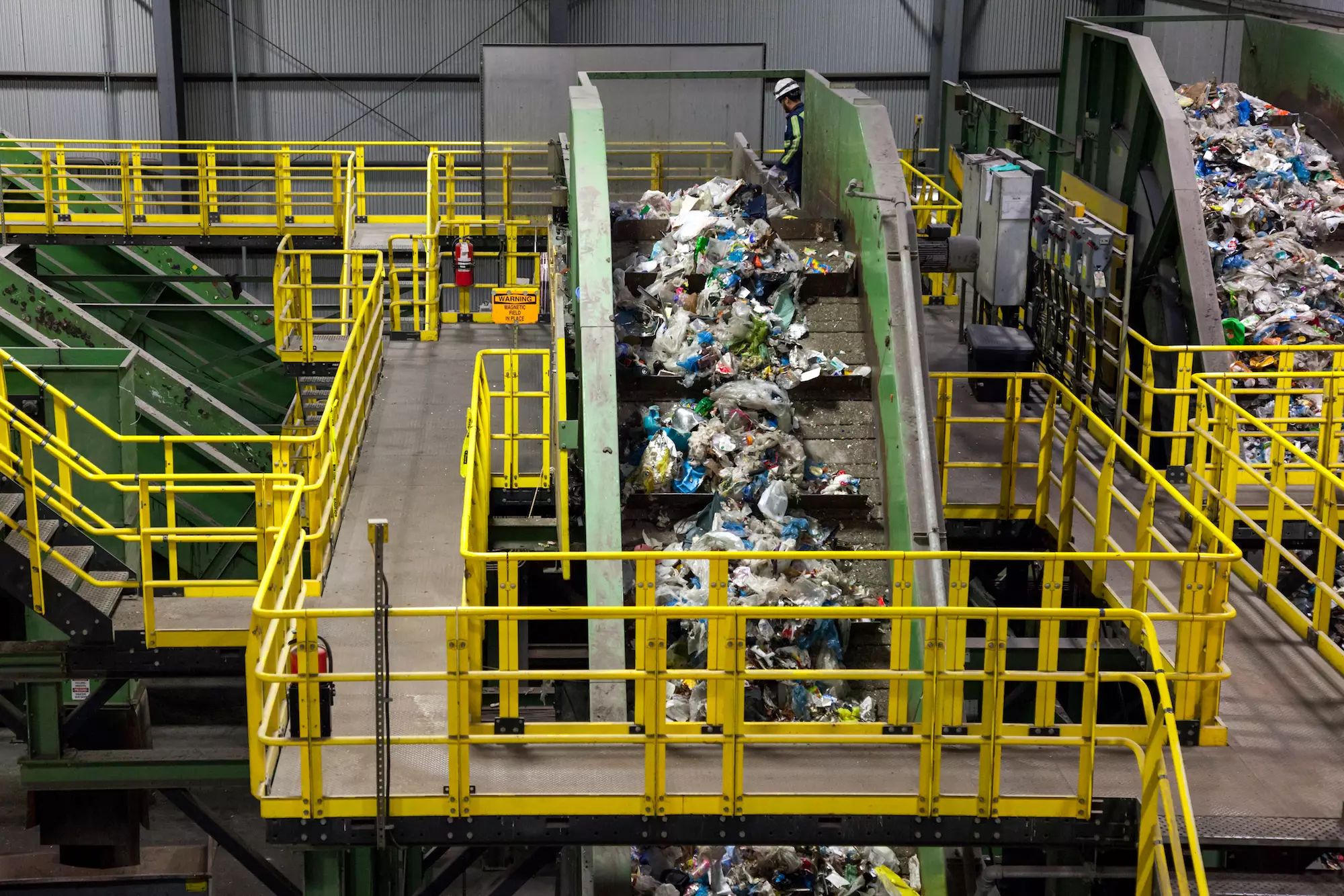 Sims Municipal Recycling Facility, Sunset Park, sake amfani da tsire-tsire, sake amfani da NYC