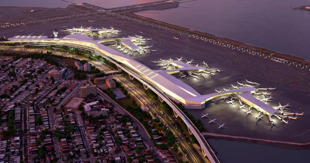 Rencanana pikeun LaGuardia AirTrain inci payun sareng angkat $ 55M ti Port Authority 15860_1