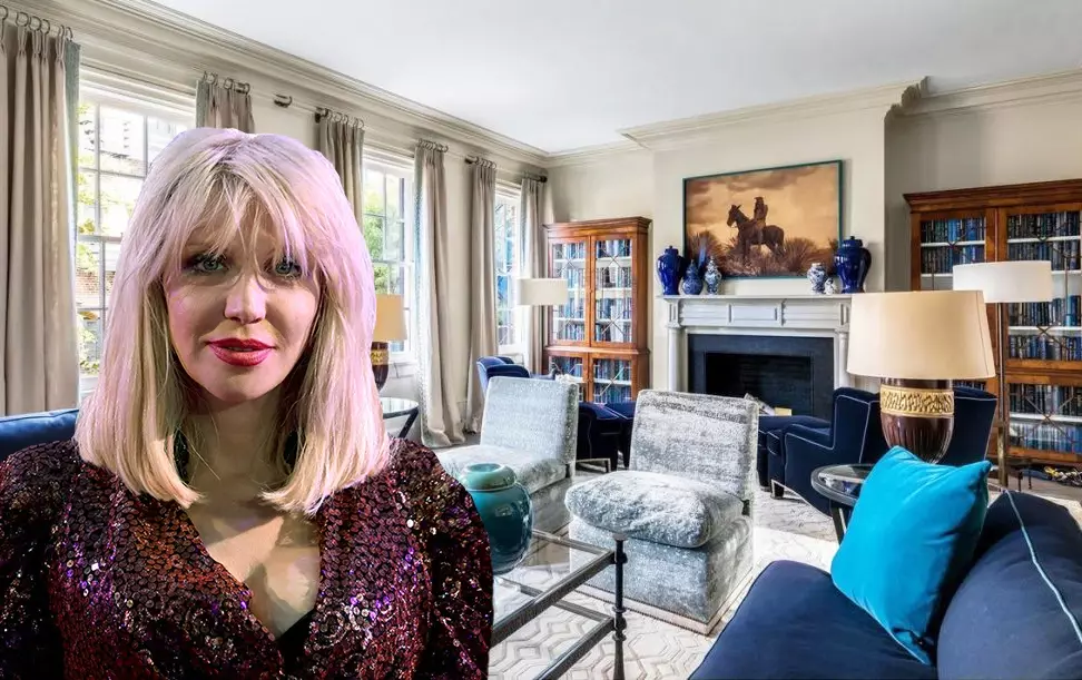 Courtney Loven kertaluonteinen West Villagen rivitalovuokraamo maksaa 11,25 miljoonaa dollaria tyylikkään muodonmuutoksen jälkeen 15937_1
