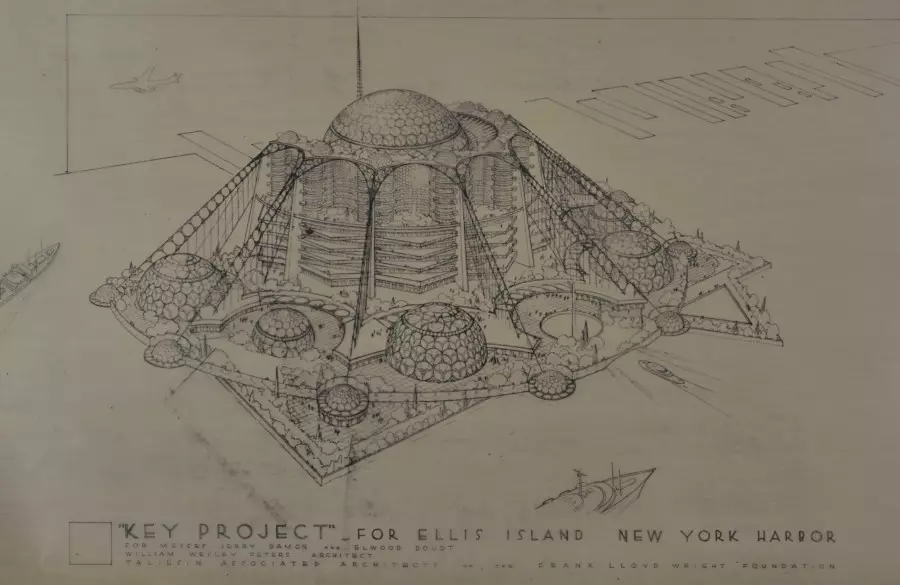 Frank Lloyd Wright, Ellis Island, Key Project,