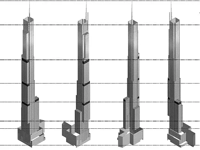 Кулата Nordstrom на Extell ще бъде само с един фут по-къса от една световна търговия на 1775 фута 15968_1