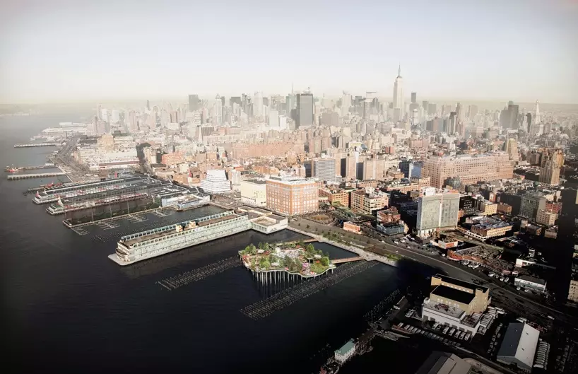 Thomas Heatherwick studijos prieplauka55, pier55 parkas