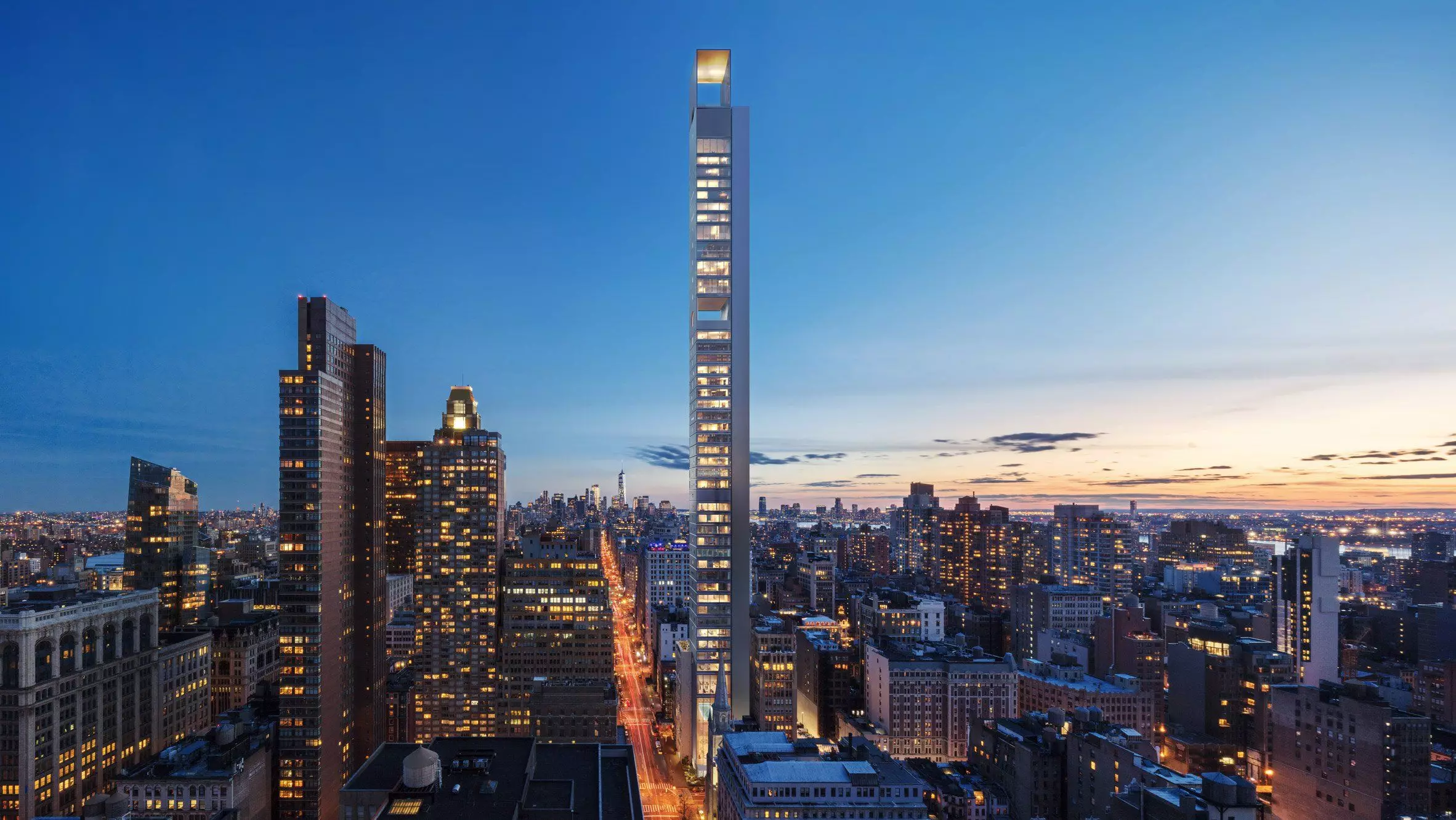 Mae 262 Fifth Avenue, y tŵr talaf rhwng Empire State Building ac One WTC, yn cael manylion newydd 16183_3