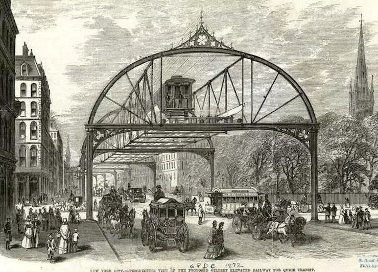 แผนการขนส่งที่ไม่เคยสร้างมาก่อนจะส่งชาวนิวยอร์กผ่านท่อยกระดับ 16233_2