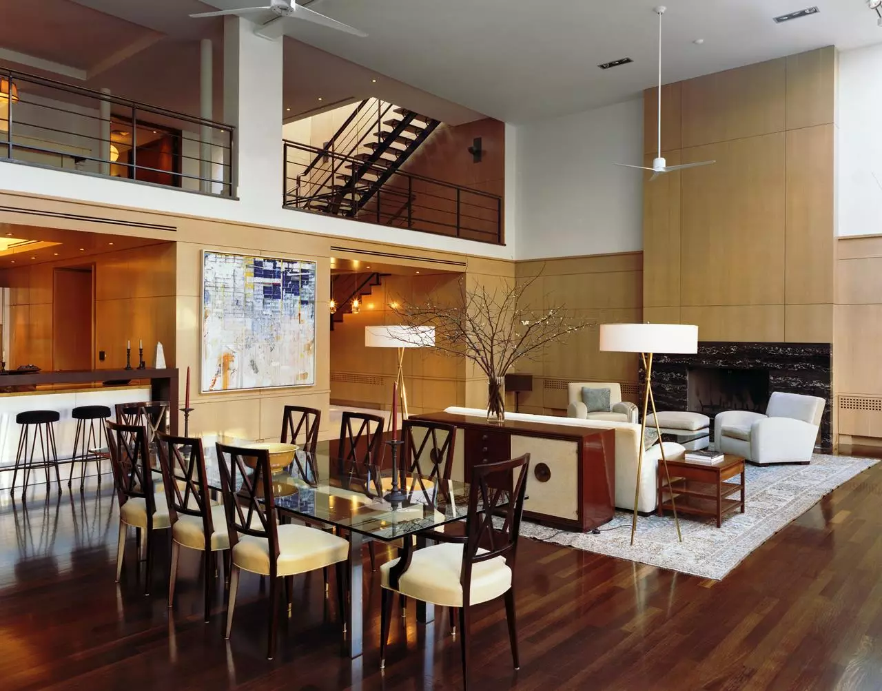 Penthouse de $ 17 millones en Tribeca recibió un cambio de imagen moderno con paneles de madera 16266_2