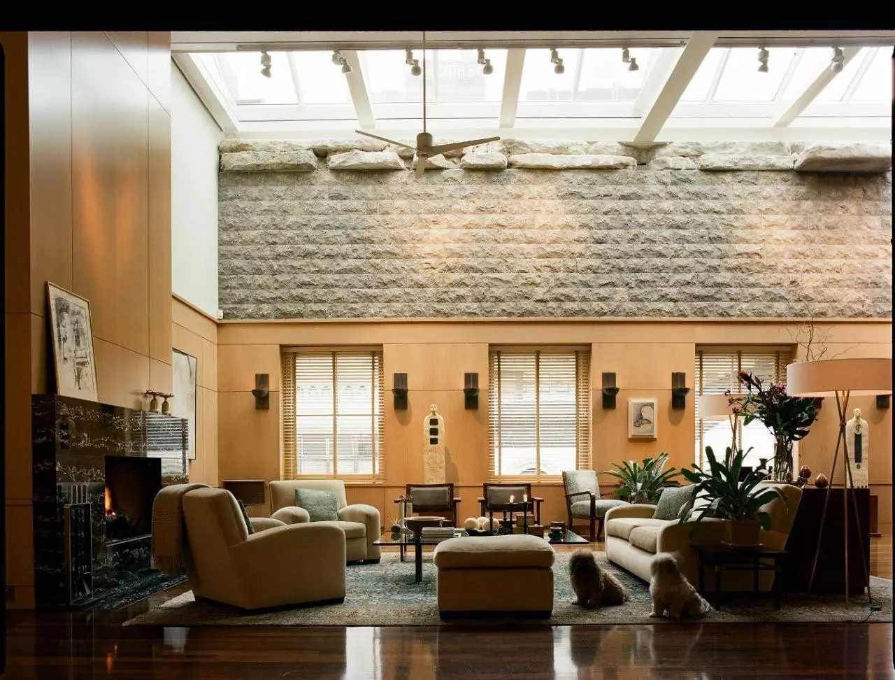 L'attico Tribeca da 17 milioni di dollari ha ricevuto un rifacimento mod con pannelli in legno 16266_6