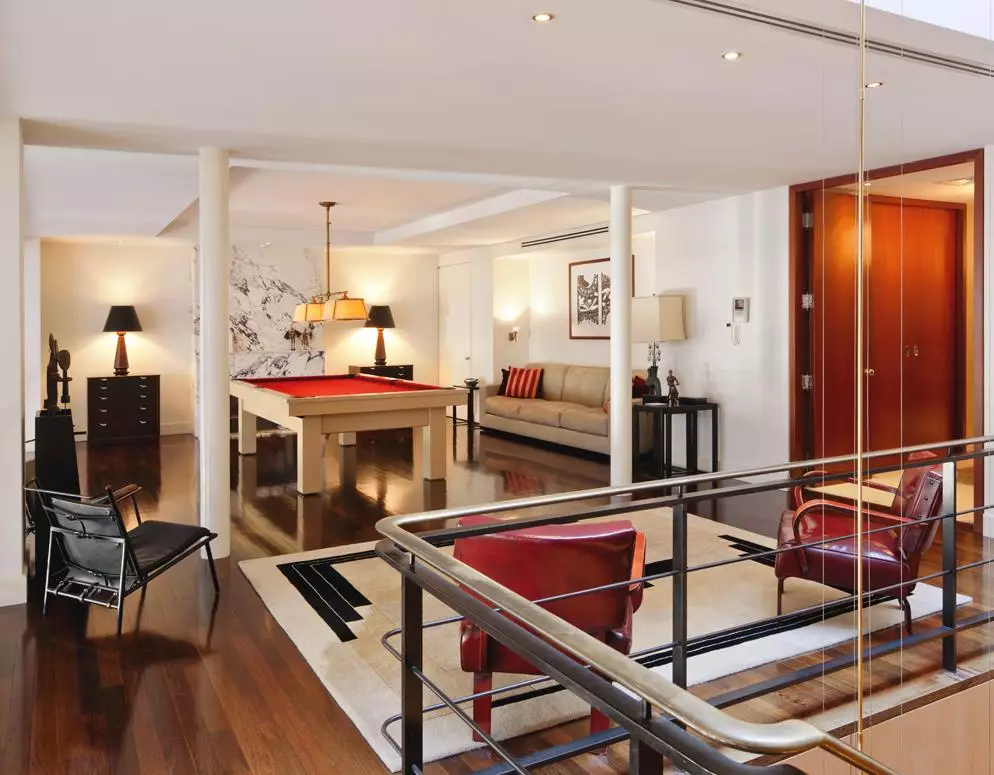 Penthouse de $ 17 millones en Tribeca recibió un cambio de imagen moderno con paneles de madera 16266_7