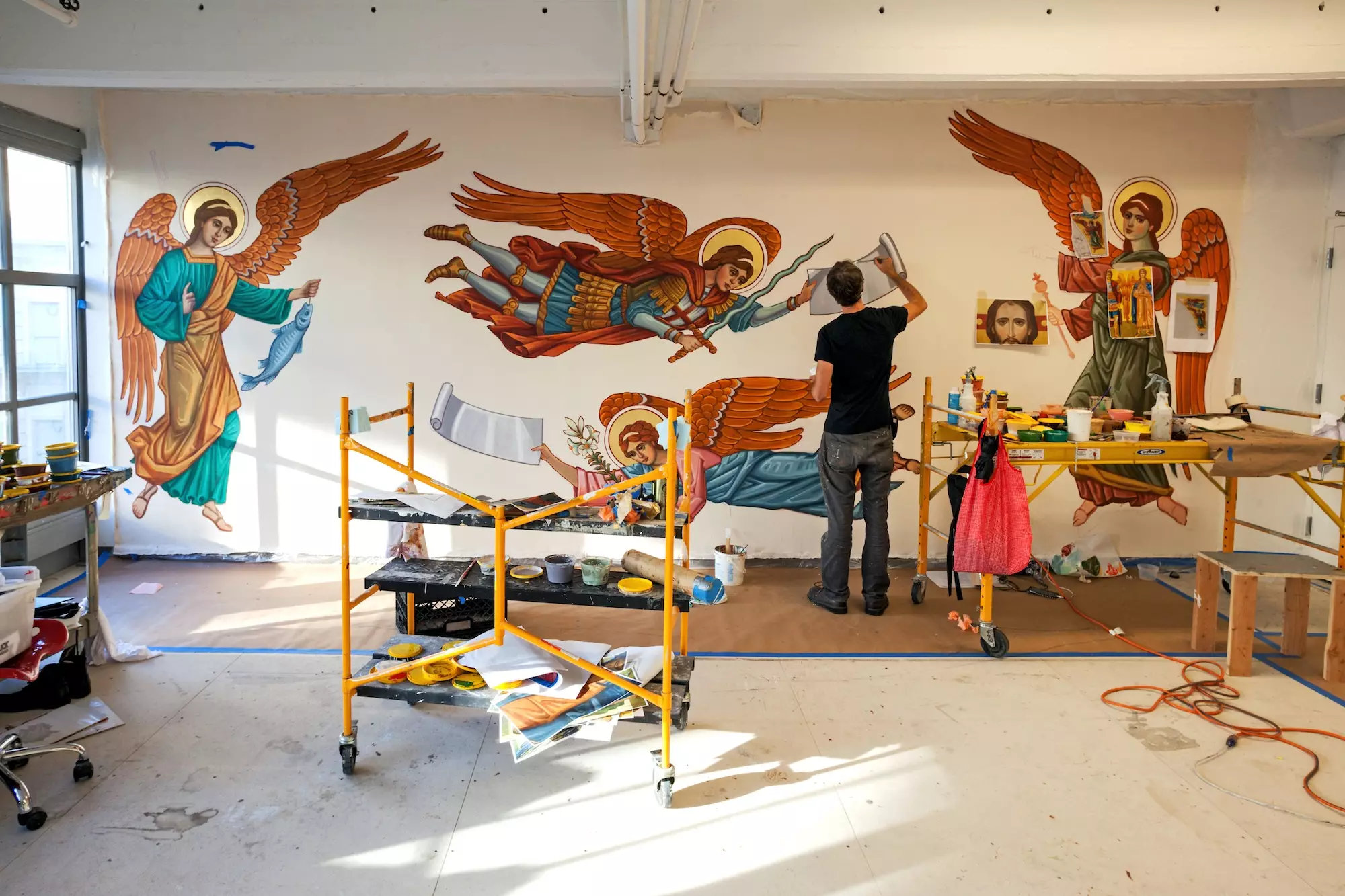 Kwandinoshanda: Mukati mepurasita uye mural studios paEvergreene Architectural Arts 16274_6