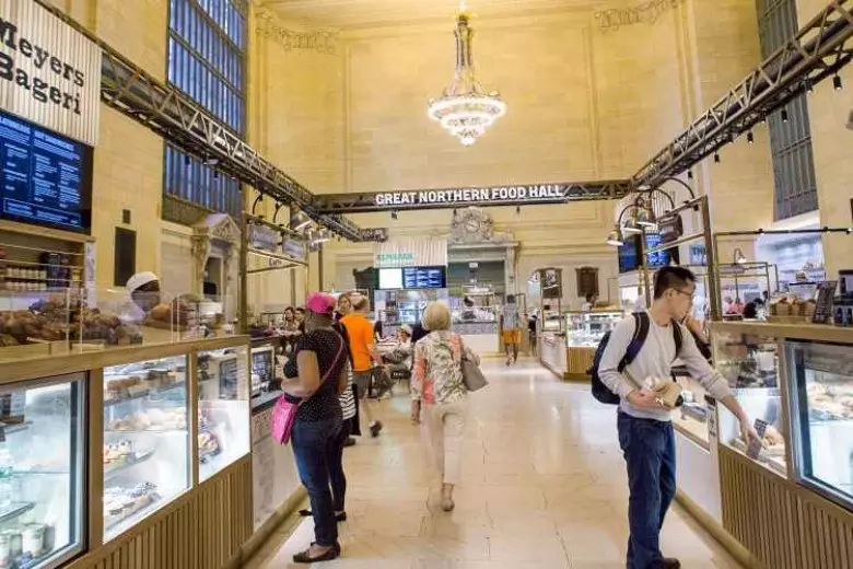 Great Northern Food Hall, แกรนด์เซ็นทรัลเทอร์มินัล, ศูนย์อาหาร nyc