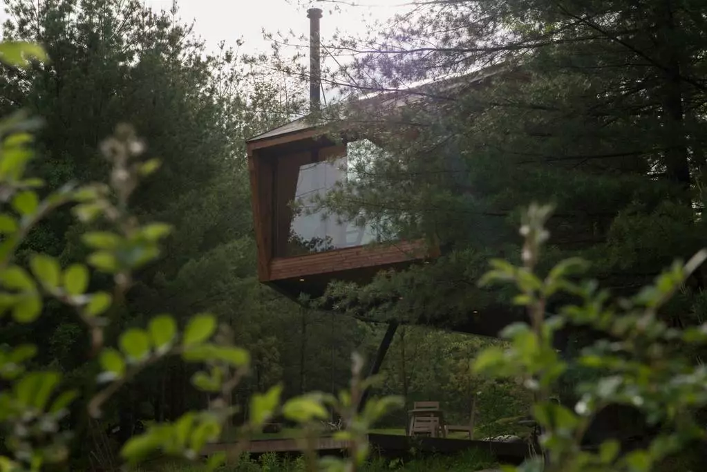 Questa appartata casa sull'albero di Catskills potrebbe essere una delle più belle fughe di vacanza di sempre 16349_3