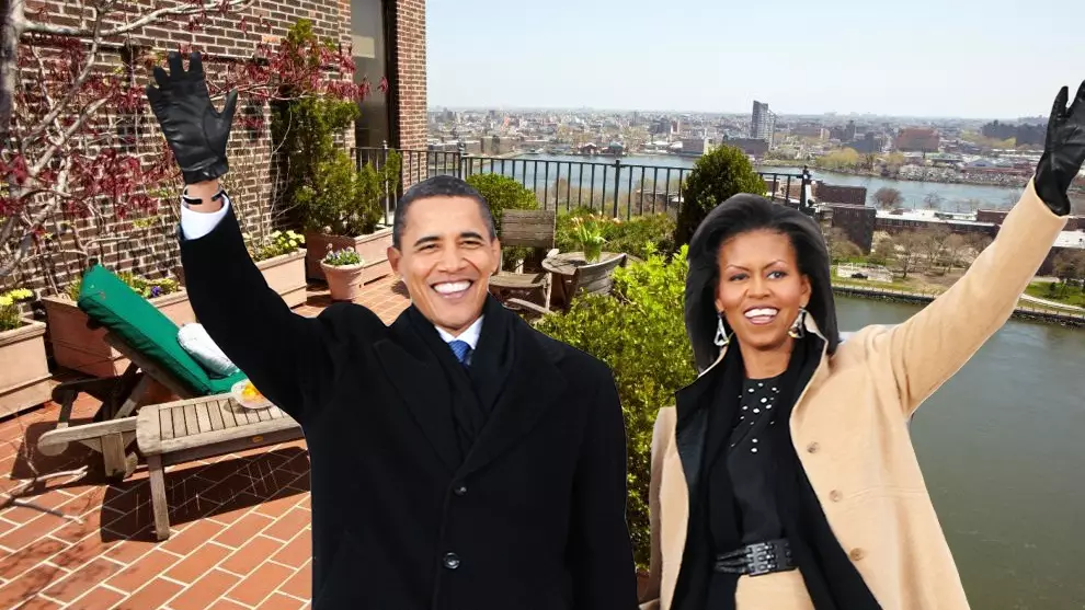 Obama's verkennen appartementen in het chique Upper East Side-gebouw 16463_1