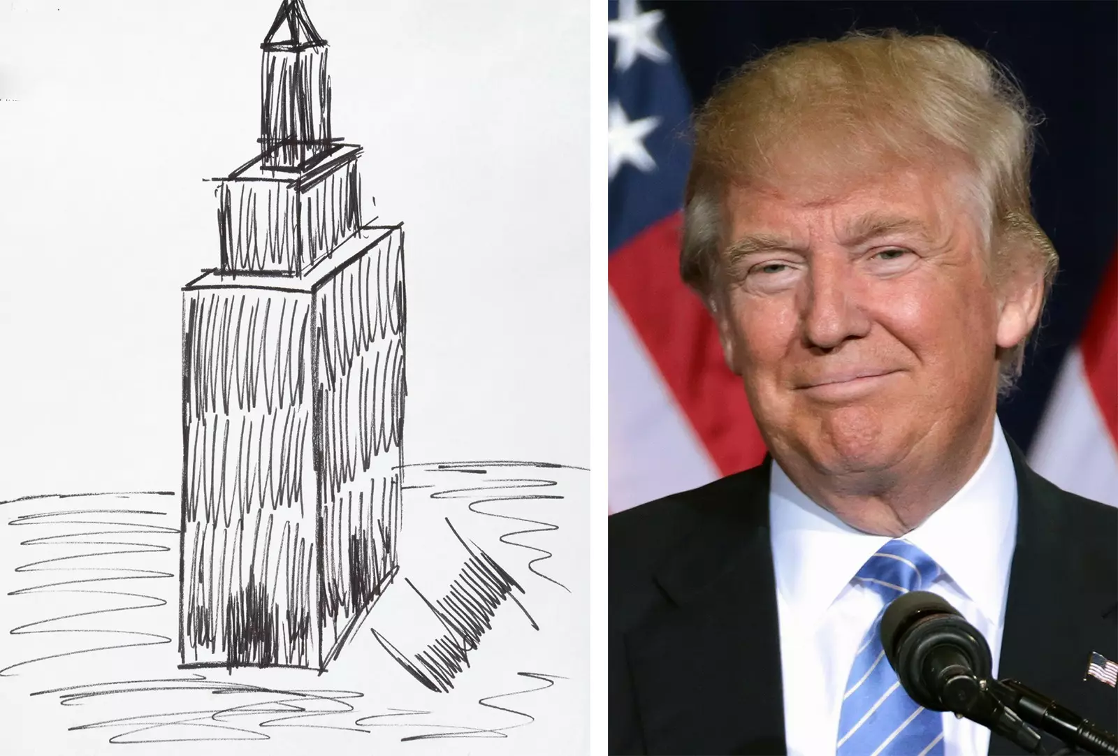 Doodle Empire State Building Donalda Trumpa ma przynieść na aukcji 12 000 $ 16489_1