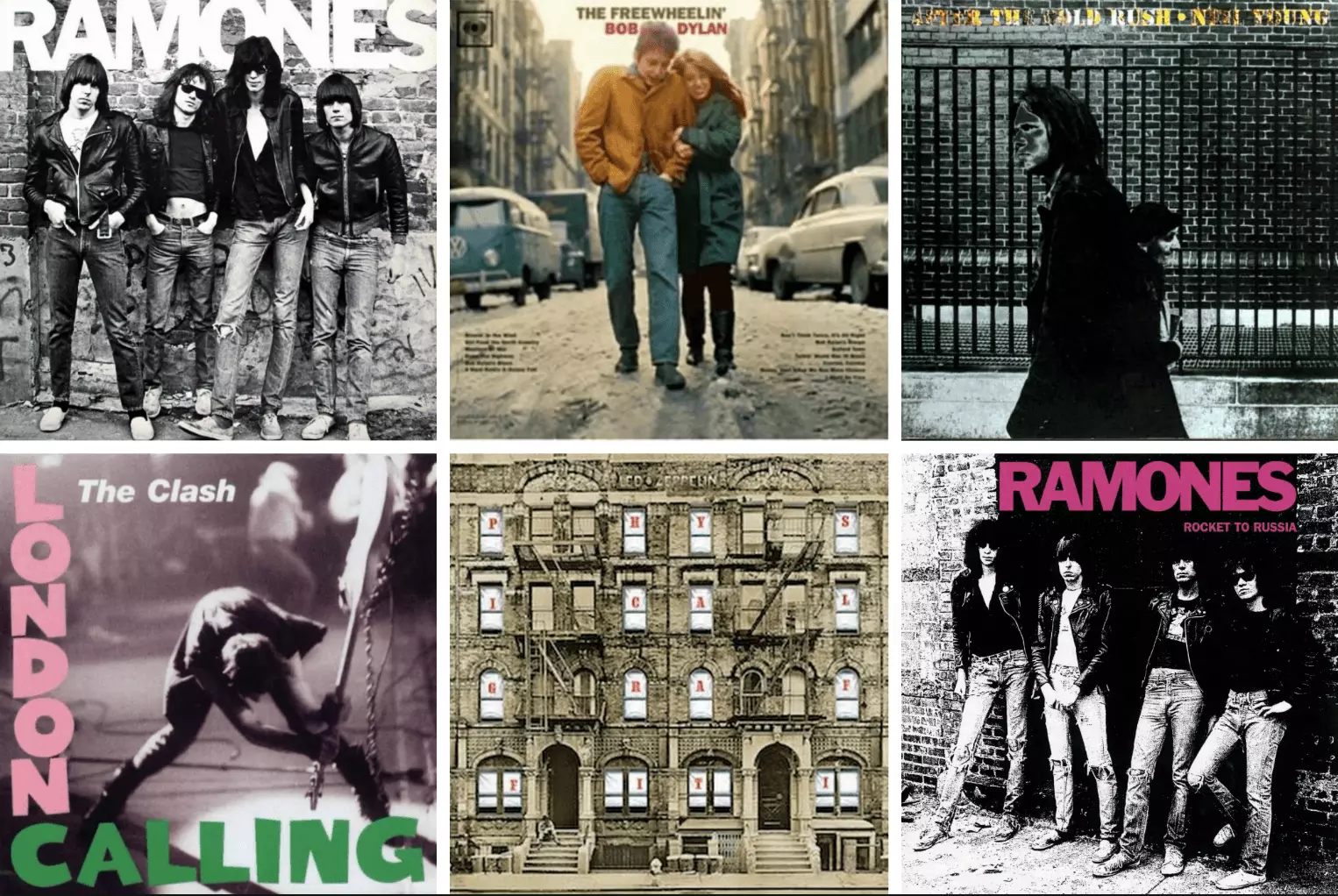 Portadas de álbumes icónicos de Greenwich Village y East Village: antes y ahora 16493_1