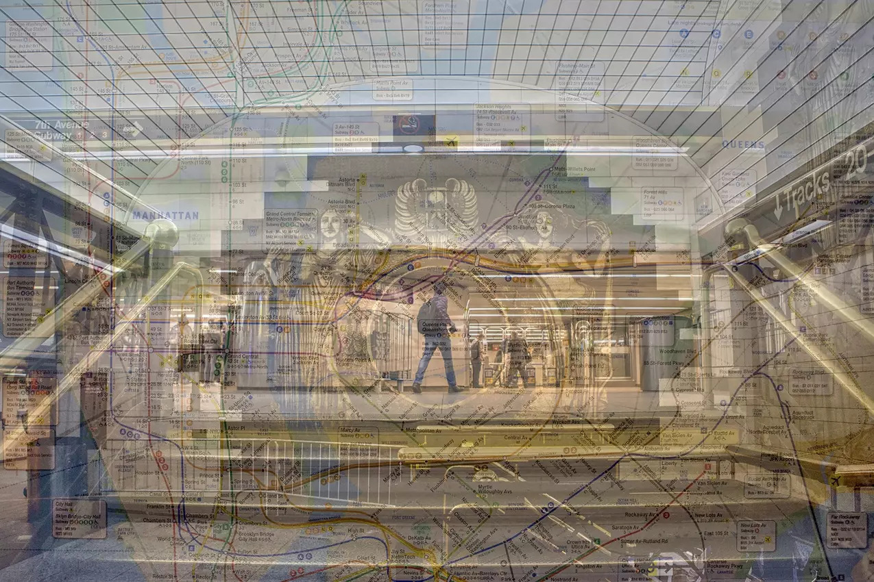 The Urban Lens: Zach Gross überlagert aktuelle und historische Ansichten der Penn Station 16646_1