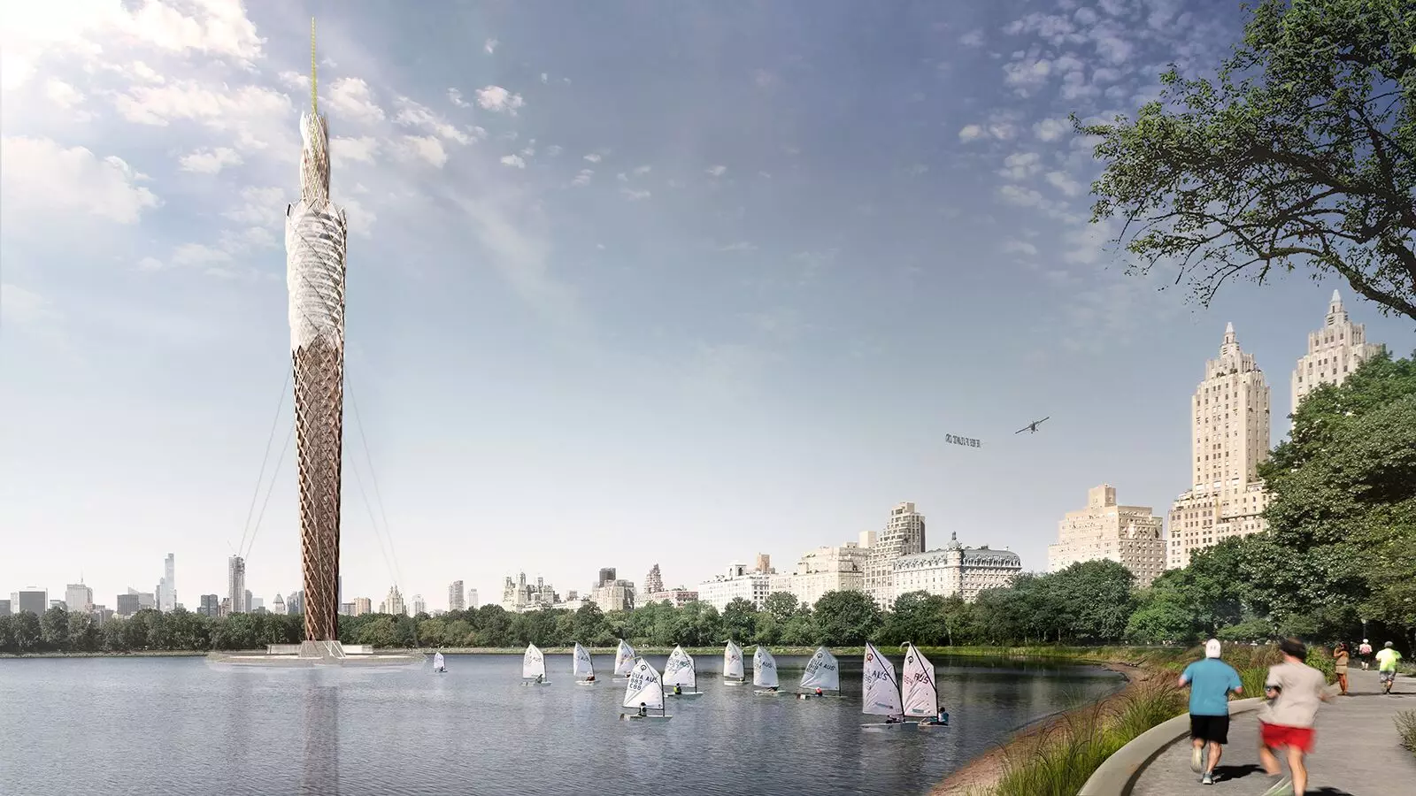 為中央公園擬建的 712 英尺觀景塔也將清潔水庫 16657_1