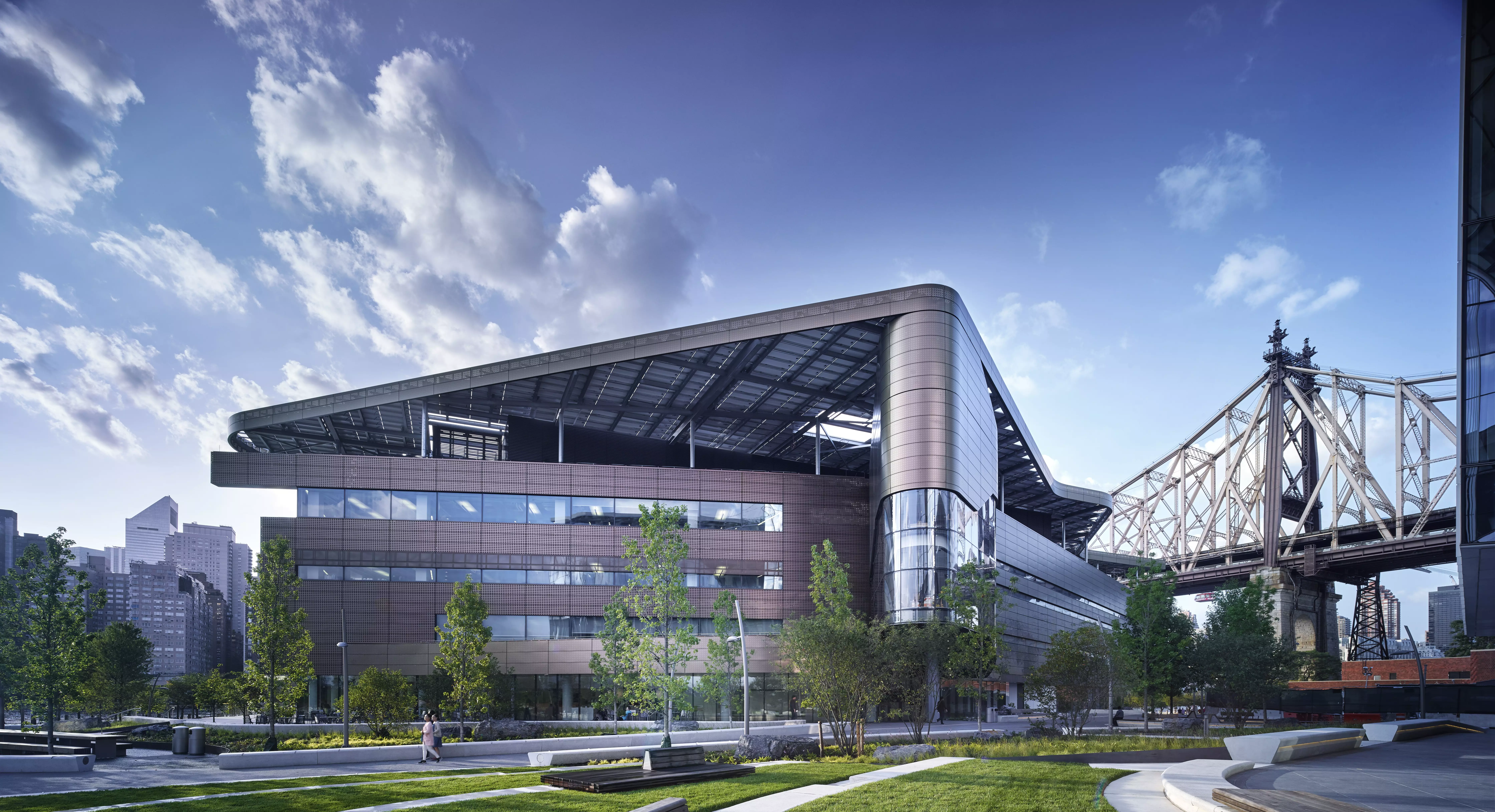 Официально открывается инновационный центр Bloomberg от Morphosis Architects в Cornell Tech на острове Рузвельта. 16669_1