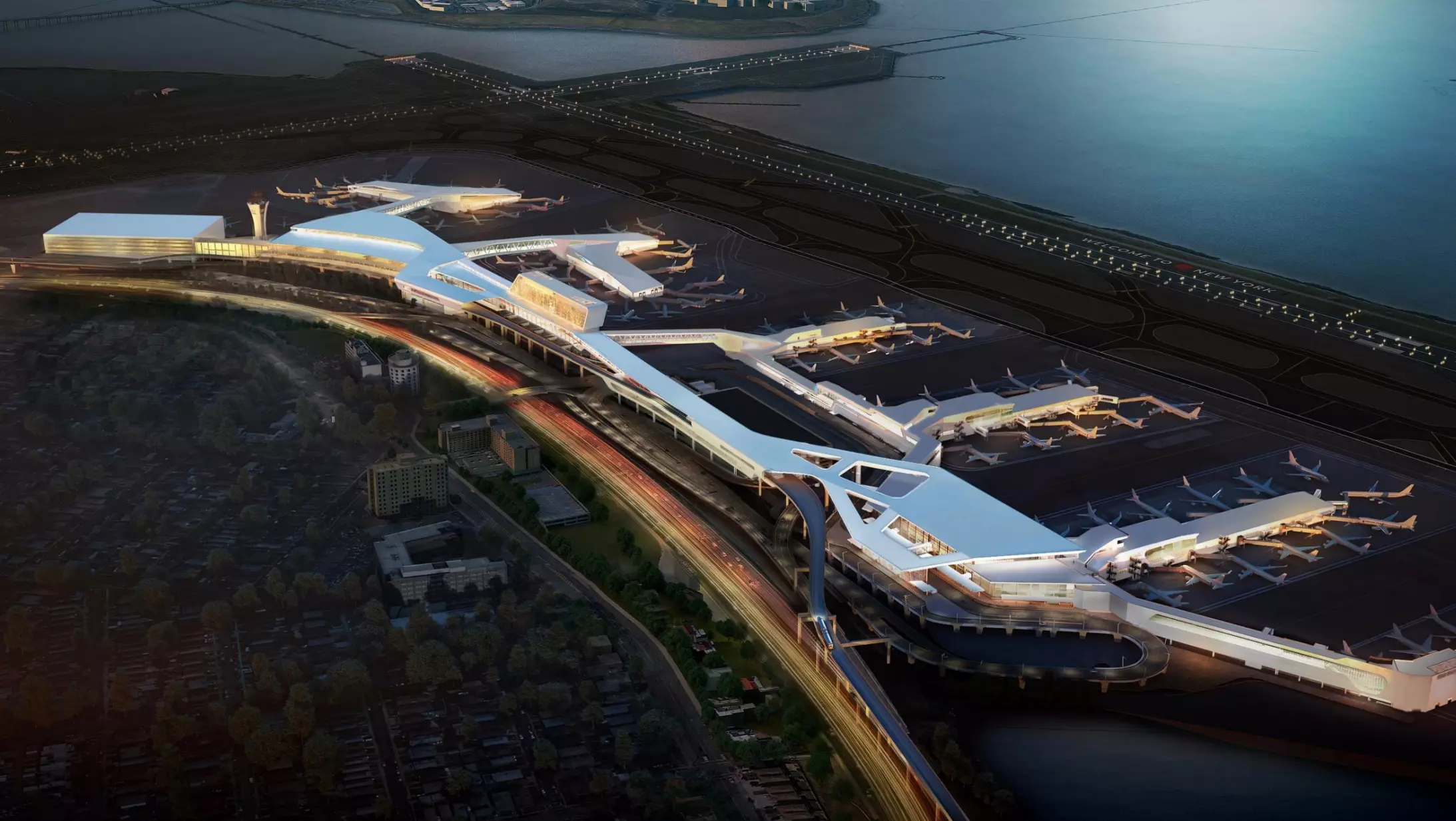 Delta uutes 4 miljardi dollari suurustes LaGuardia rajatistes on ametlikult käimas ehitus, uued kujundused ja detailid 17050_9