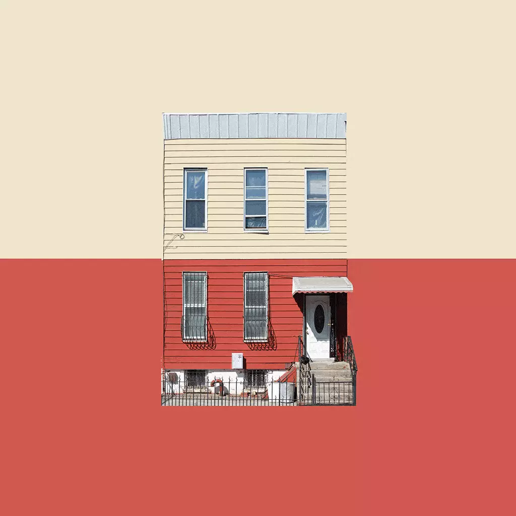 The Urban Lens: графические изображения Нива Розенберга подчеркивают разнообразие жилья Бушвика.