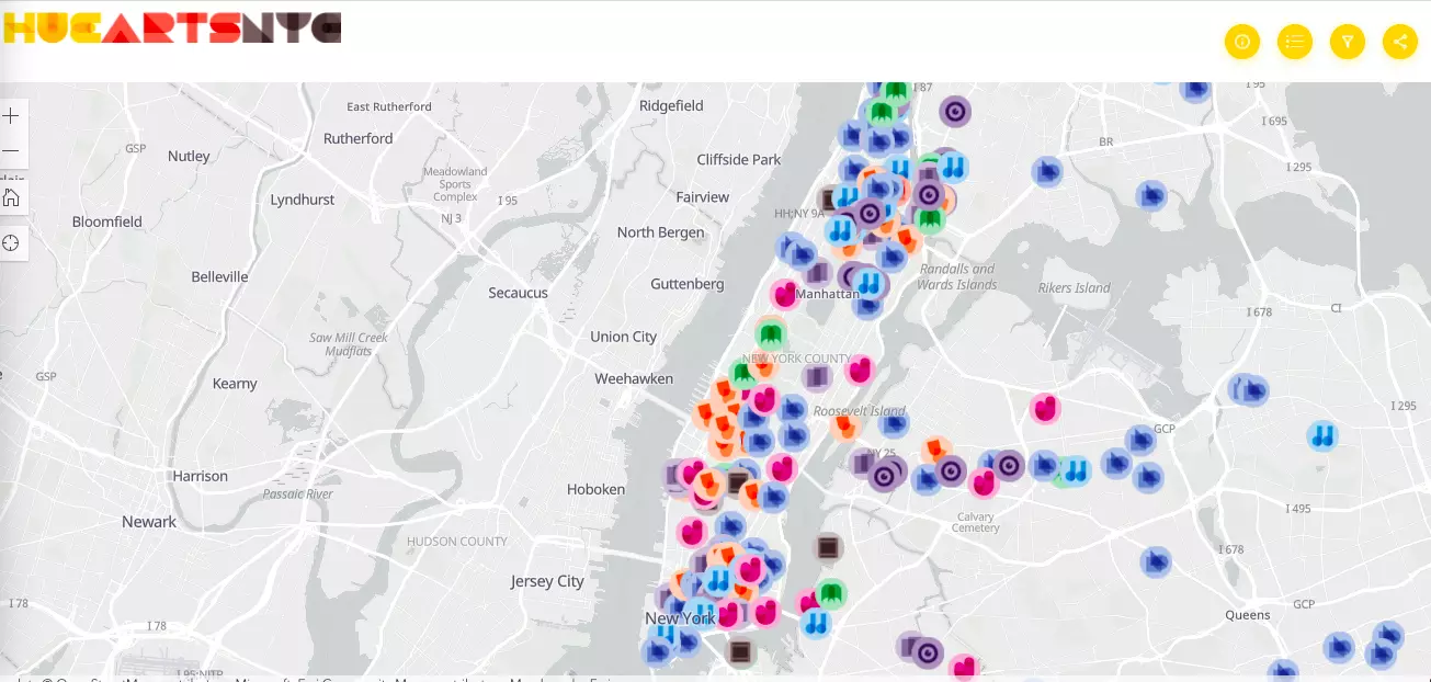 Mapa interaktibo berriak NYC-ko koloretako pertsonek zuzendutako 400 arte-erakunde baino gehiago nabarmentzen ditu 1718_1