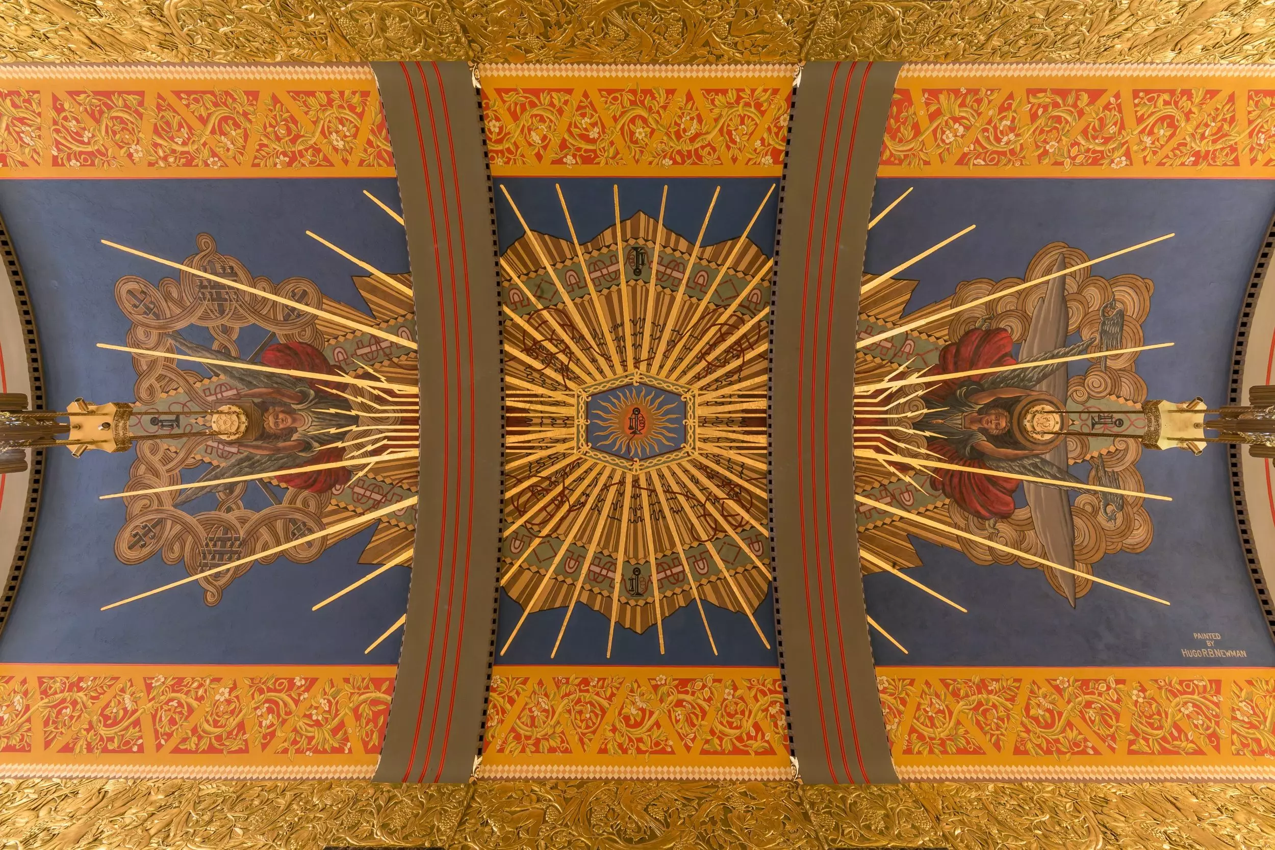 Ongorora nhoroondo yekutaurirana kwevanhu kuburikidza ne100 Barclay's ceiling murals 17193_16