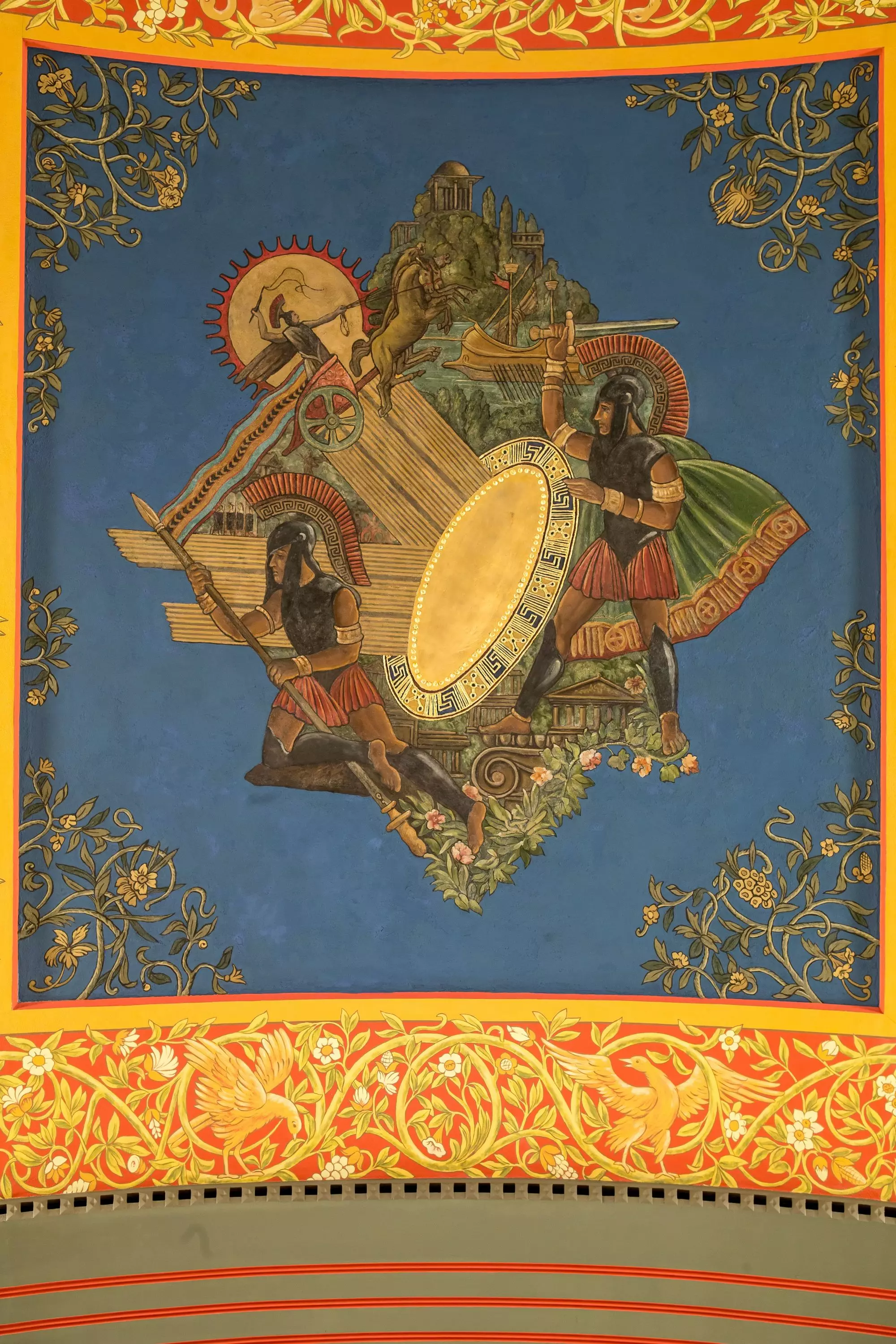 Ongorora nhoroondo yekutaurirana kwevanhu kuburikidza ne100 Barclay's ceiling murals 17193_9