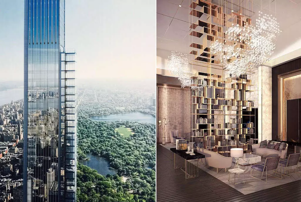Prima privire: vedeți spațiile de lux și amenajările apartamentelor din Central Park Tower 17372_1