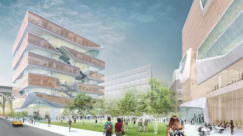 Bygging av Columbias Manhattanville-campus for å skape 6,3 milliarder dollar i lokale investeringer 17377_1
