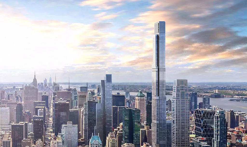 Extell's Central Park Tower krijgt een penthouse van $ 95 miljoen en een balzaal op de 100e verdieping 17432_1