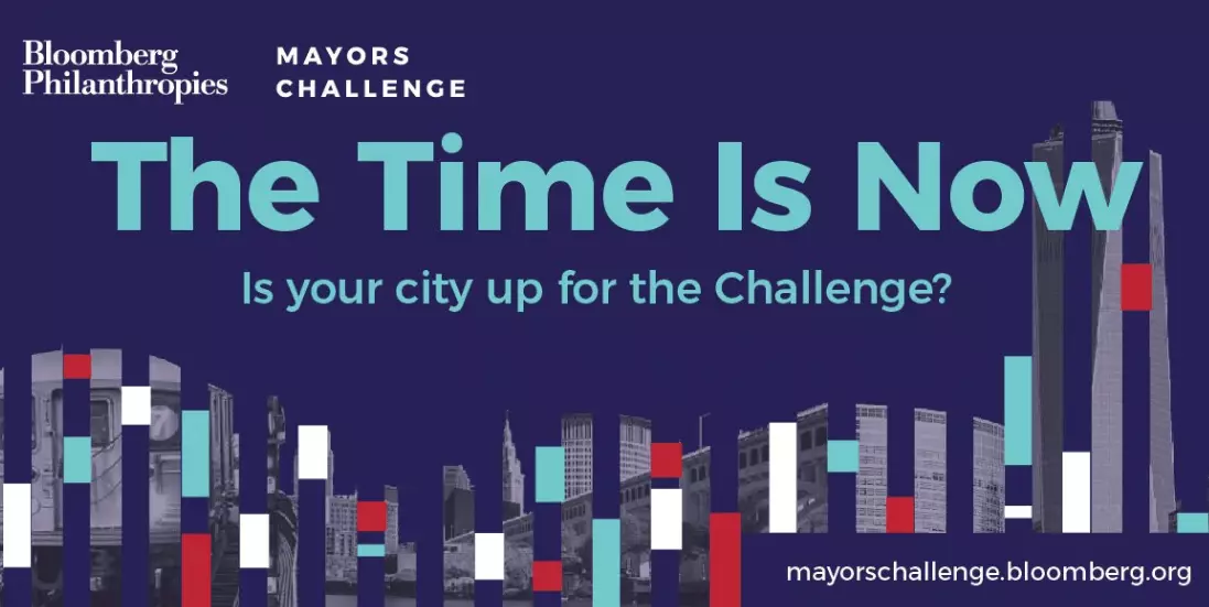 Michael Bloomberg, alcaldes challenge, American Cities initiative