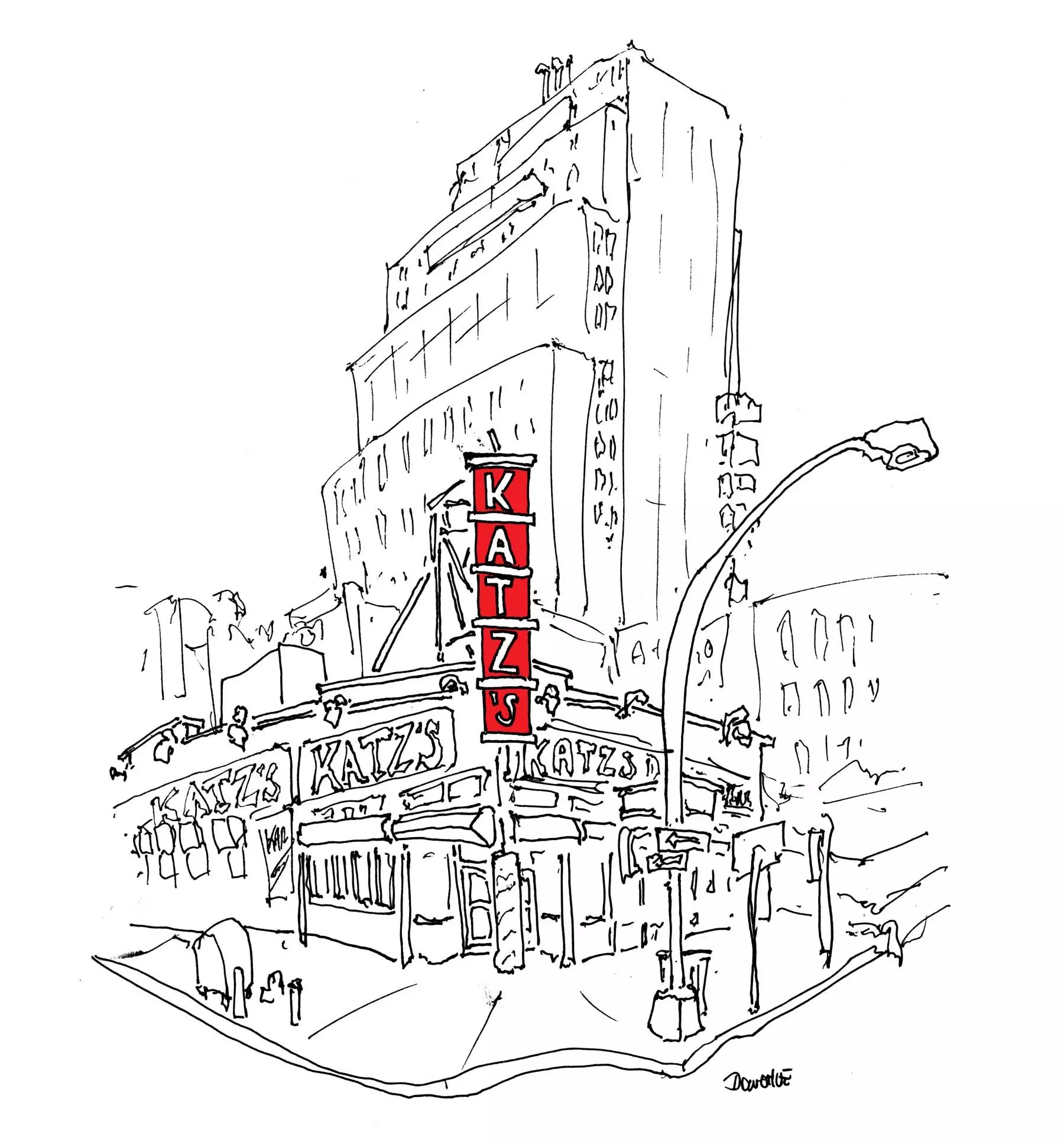 لنز شهری: هنرمند و نویسنده غذا، جان دونوهیو، همه رستورانهای نیویورک را طراحی میکند 17594_9