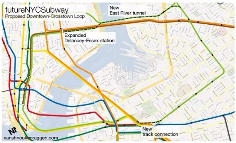 Tren de Manhattan G, mapes del metro de Nova York