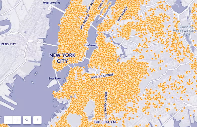 mapa airbnb, sharebetter, listagens ilegais