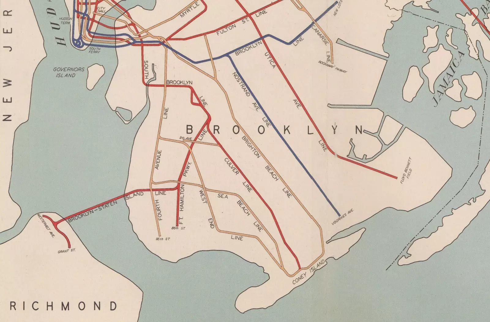 El plan perdido para conectar Brooklyn con Staten Island con un 'bulevar bajo el mar' 17805_4