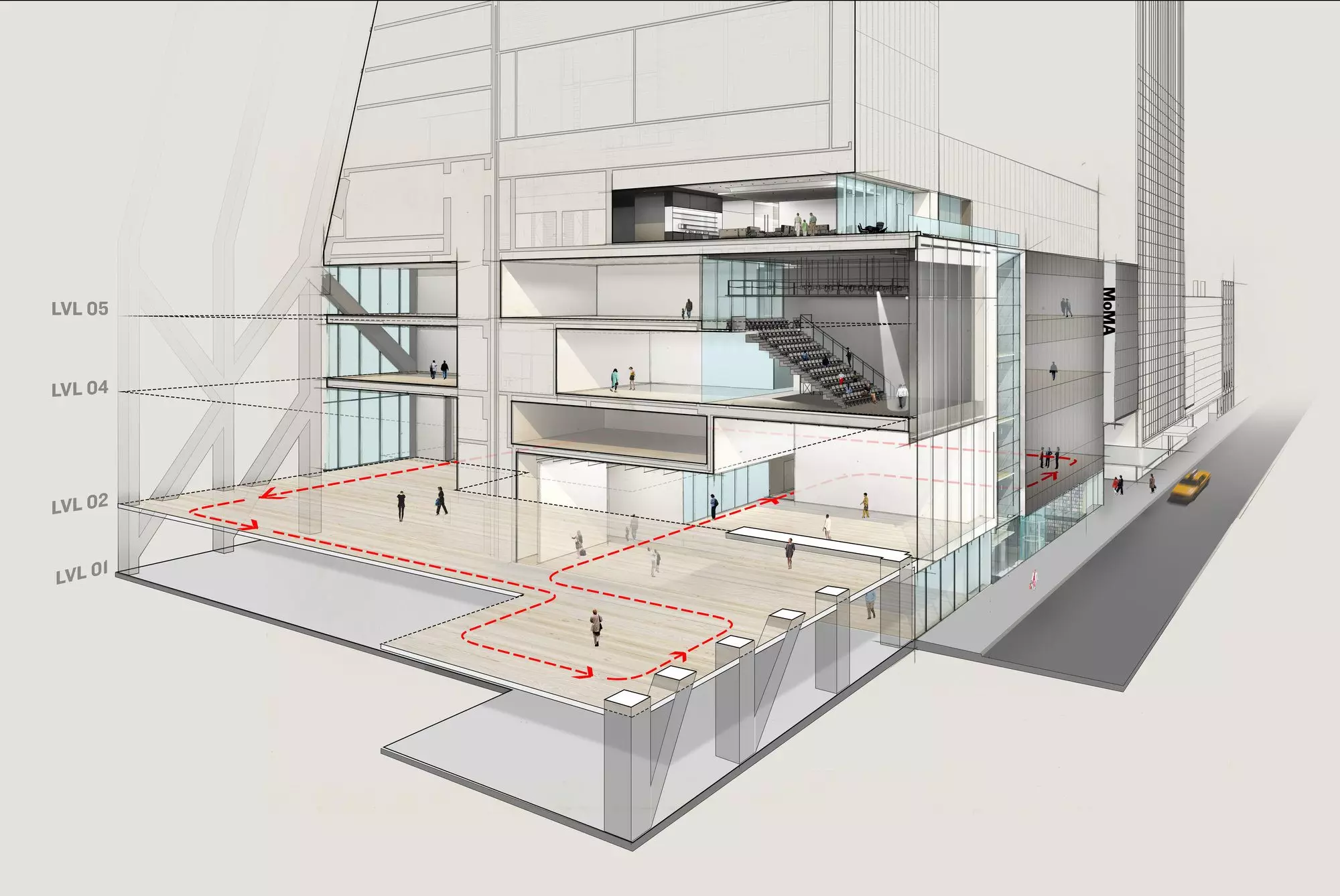 Agrandissement du MoMA, Diller Scofidio + Renfro, Gensler,