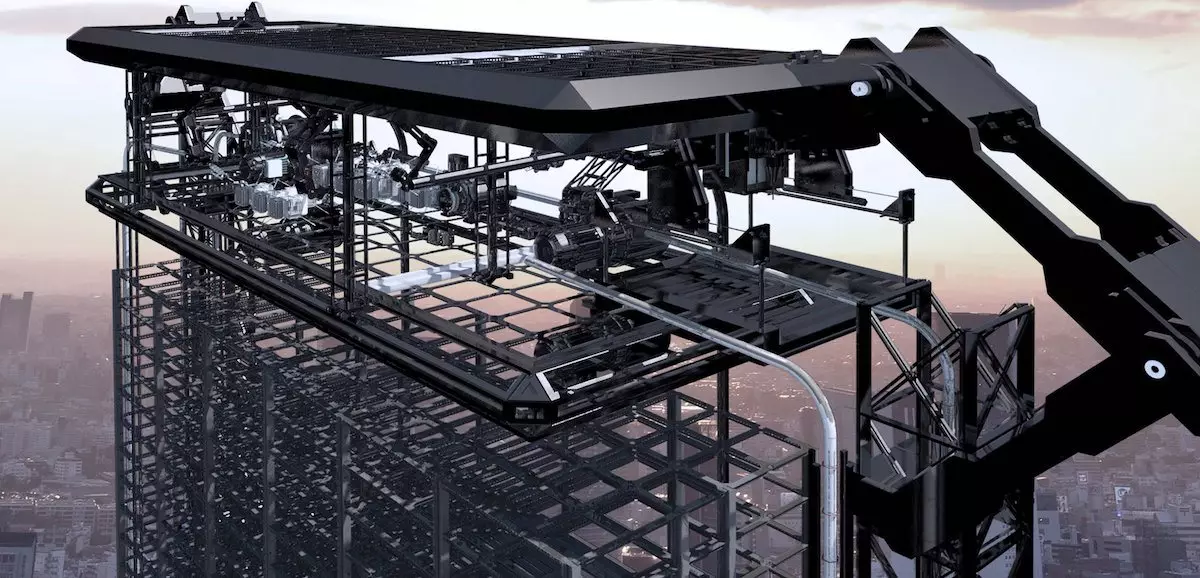 Небоскреб «торговый автомат» печатает на 3D-принтере квартиры в контейнерах для решения проблемы нехватки жилья 18020_3