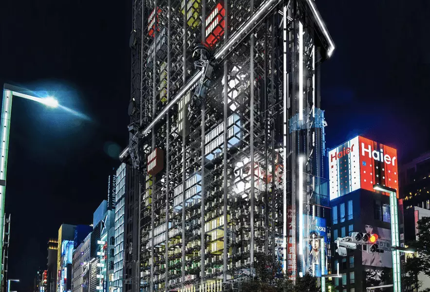 Arranha-céu de 'máquina de venda automática' imprime apartamentos em cápsulas em 3D para lidar com a escassez de moradias 18020_4