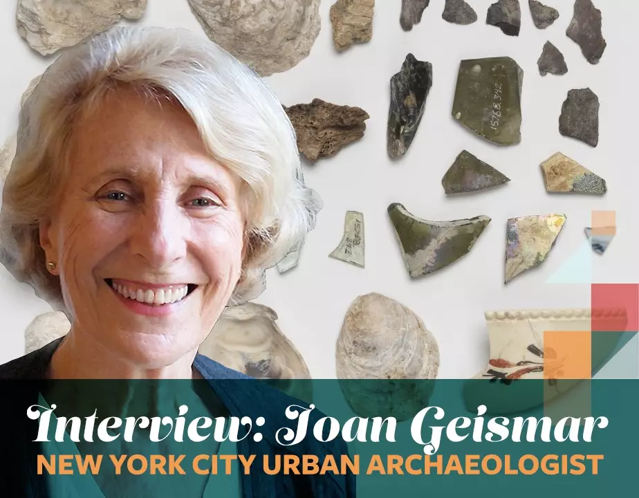 TEMUBUAL: Ahli arkeologi bandar Joan Geismar mengenai artifak yang ditemuinya di seluruh New York 18135_1