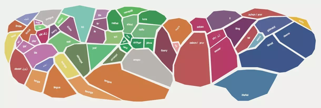 El gráfico interactivo explora la diversidad de Queens a través de sus 59 idiomas en peligro de extinción 18179_1