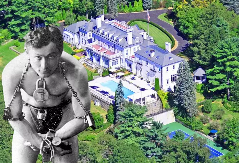 Imobilye Jòjyen nan Connecticut kote Harry Houdini te pandye yo vin vann piblik pou $4.75M 18234_1